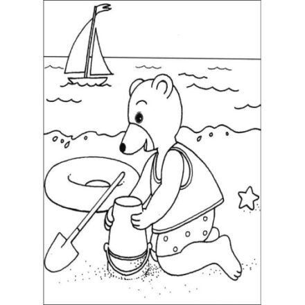 coloriage Petit Ours Brun - Coloriage