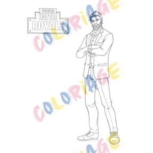 coloriage The Reaper Fortnite - Coloriage